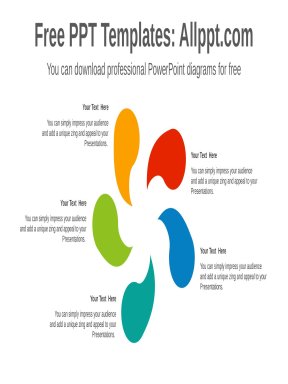 ( mẫu powerpoint ) wheel cycle powerpoint diagram template
