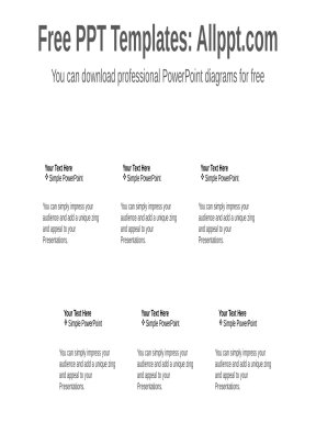 ( mẫu powerpoint ) overlapped text boxes powerpoint diagram