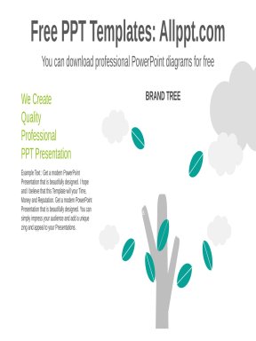 ( mẫu powerpoint ) growing tree powerpoint diagram