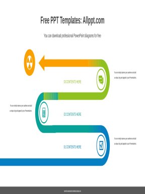 ( mẫu powerpoint ) rising curve snake arrow powerpoint diagram