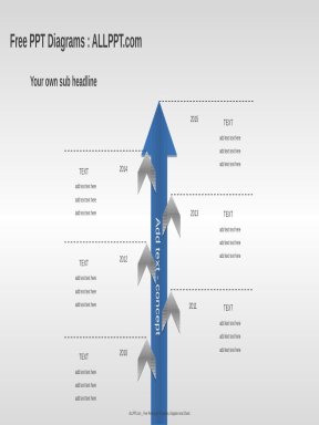 ( mẫu powerpoint ) arrow timeline PPT diagrams widescreen