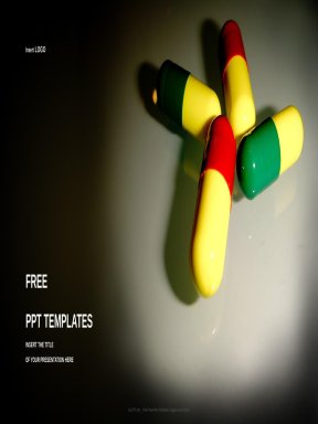 ( mẫu powerpoint ) pills medical PPT templates widescreen