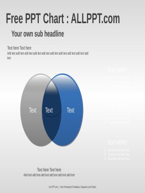 ( mẫu powerpoint ) intersection of circles relationship PPT diagrams ...
