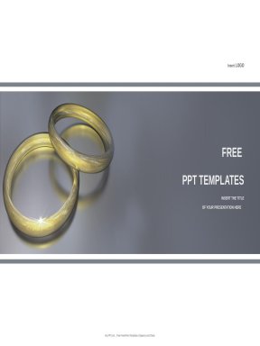 ( mẫu powerpoint ) wedding ring recreation powerpoint templates standard