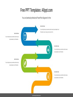 ( mẫu powerpoint ) rising snake wave powerpoint diagram