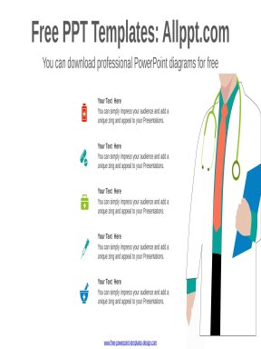 ( mẫu powerpoint ) doctor illustration powerpoint diagram