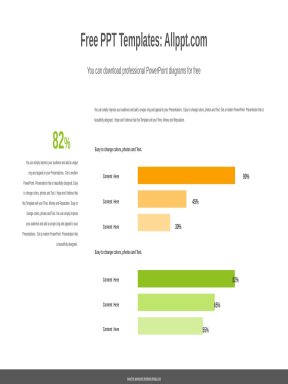 ( mẫu powerpoint ) comparative bar chart powerpoint diagram