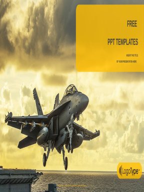 ( mẫu powerpoint ) jet fighter taking off from aircraft carrier ...