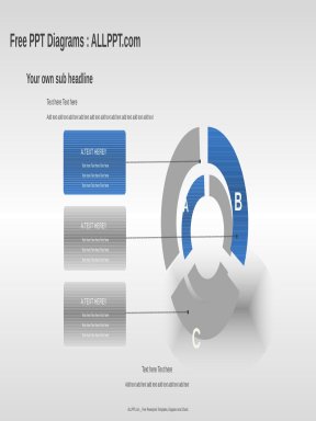 ( mẫu powerpoint ) three relationship PPT diagrams widescreen