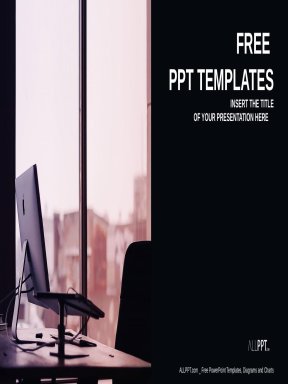 ( mẫu powerpoint ) laptop computer in the office powerpoint templates ...