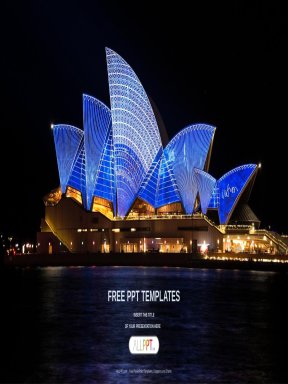 ( mẫu powerpoint ) sydney opera house travel powerpoint templates ...