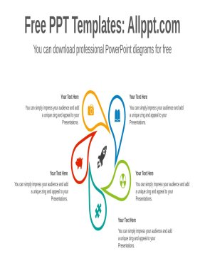 ( mẫu powerpoint ) rotating droplets powerpoint diagram template
