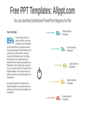 ( mẫu powerpoint ) fan shaped stairs powerpoint diagram template