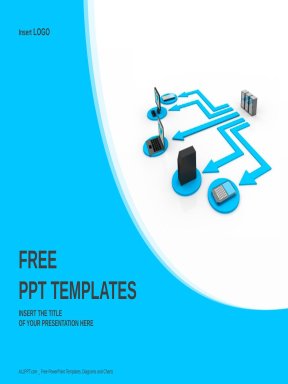 ( mẫu powerpoint ) computer network business powerpoint templates standard