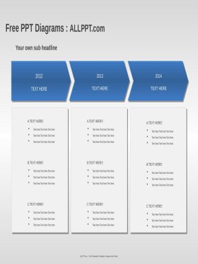 ( mẫu powerpoint ) text box flow PPT diagrams standard