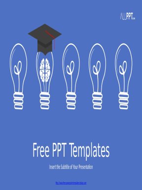( mẫu powerpoint ) smart graduation hat powerpoint templates
