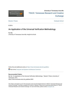 An Application of the Universal Verification Methodology