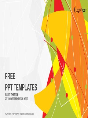 ( mẫu powerpoint ) abstract line vector powerpoint templates widescreen
