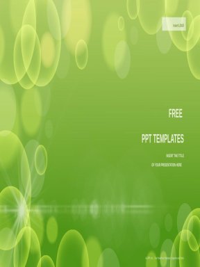 ( mẫu powerpoint ) green circle abstract powerpoint templates widescreen