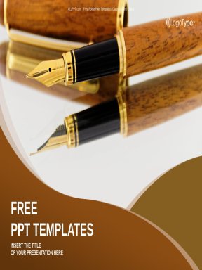 ( mẫu powerpoint ) fountain pens business powerpoint templates standard