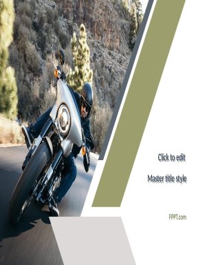 (Mẫu powerpoint) motorcycle template 4x3