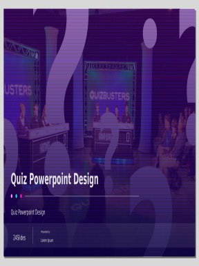 (Mẫu powerpoint) quiz PPT template creative