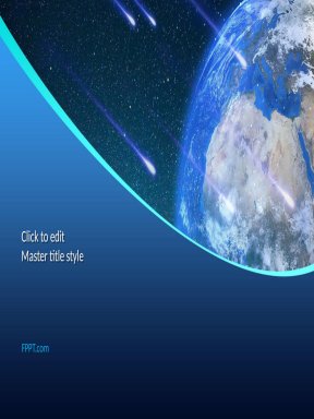 (Mẫu powerpoint) meteor shower template 4x3