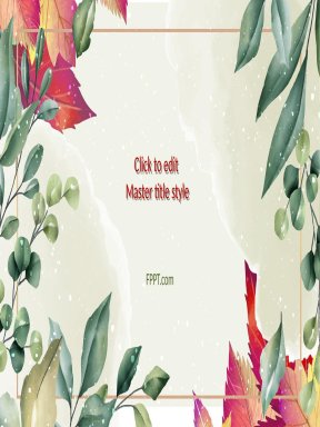 (Mẫu powerpoint) flowers template 16x9