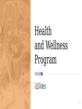 (Mẫu powerpoint) health and wellness program creative