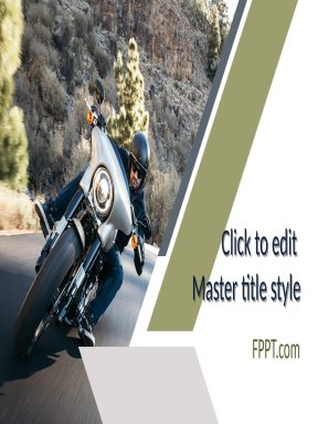 (Mẫu powerpoint) motorcycle template 16x9