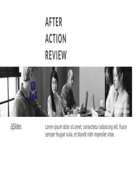 (Mẫu powerpoint) after action review template corporate