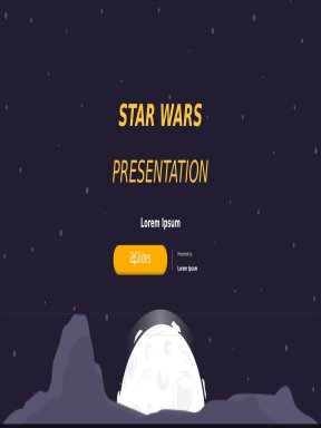 (Mẫu powerpoint) star wars PPT template playful 10 slides