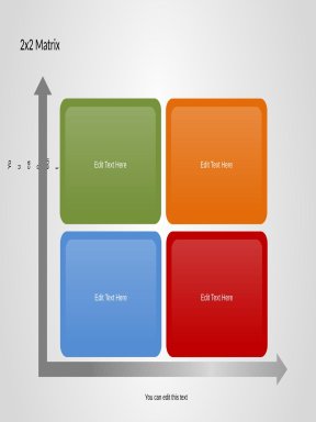 (Mẫu powerpoint)2x2 matrix template