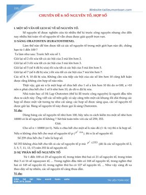 chuyen de 8 so nguyen to, hop so