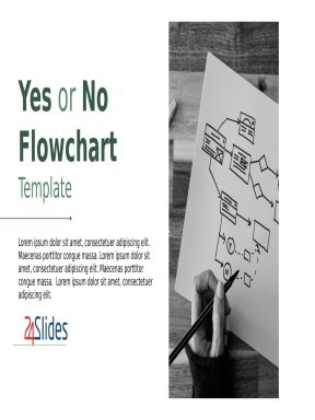 (Mẫu powerpoint) yes no flowchart creative