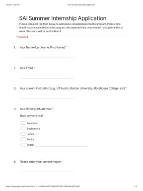SAi-Summer-Internship-Application-Google-Forms
