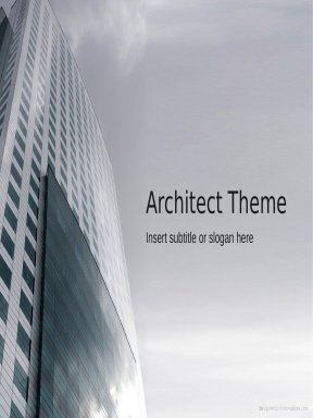 (Mẫu PowerPoint) Architect-PowerPoint-Template