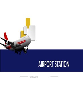 (Mẫu PowerPoint) Airport Station Powerpoint Template
