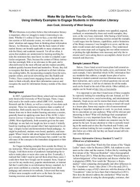 Wake Me Up Before You Go-Go- Using Unlikely Examples to Engage St