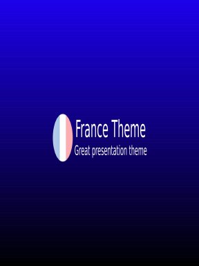 (Mẫu PowerPoint) France-PowerPoint-Template