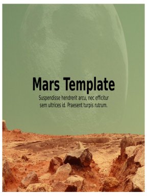 (Mẫu PowerPoint) Mars-Theme