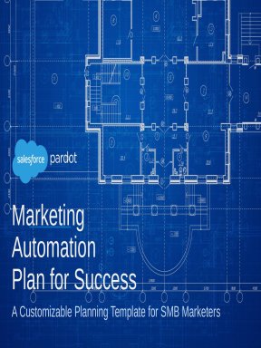 Marketing Automation Plan for Success A Customizable Planning