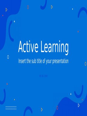 (Mẫu powerpoint) active learning