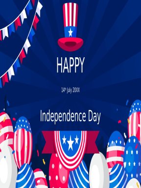 (Mẫu powerpoint) american independence day