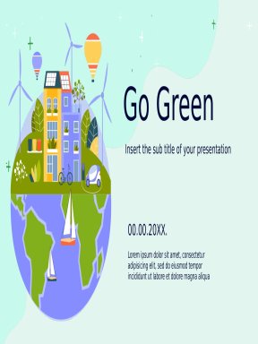 (Mẫu powerpoint) go green
