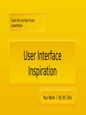 (Mẫu powerpoint) user interface inspiration
