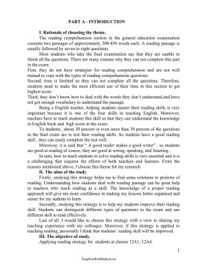 Teaching students strategies for reading comprehension in the gcse ...