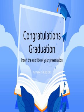 (Mẫu powerpoint) congratulations graduation
