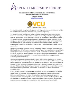 VCU ENGINEERING PROSPECTUS PCN