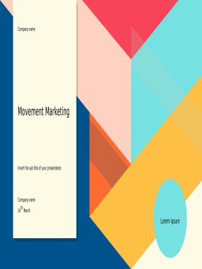 (Mẫu powerpoint) movement marketing